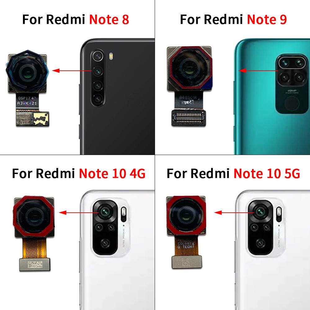 Back Camera For Xiaomi Redmi Note 8 Pro 9 10 4G 5G Front Camera Module ...