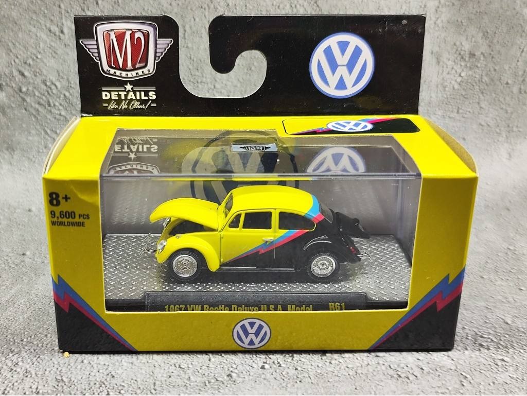 M2 Machine 1/64 Volkswagen Front Rear Openable Beetle Model Alloy ...