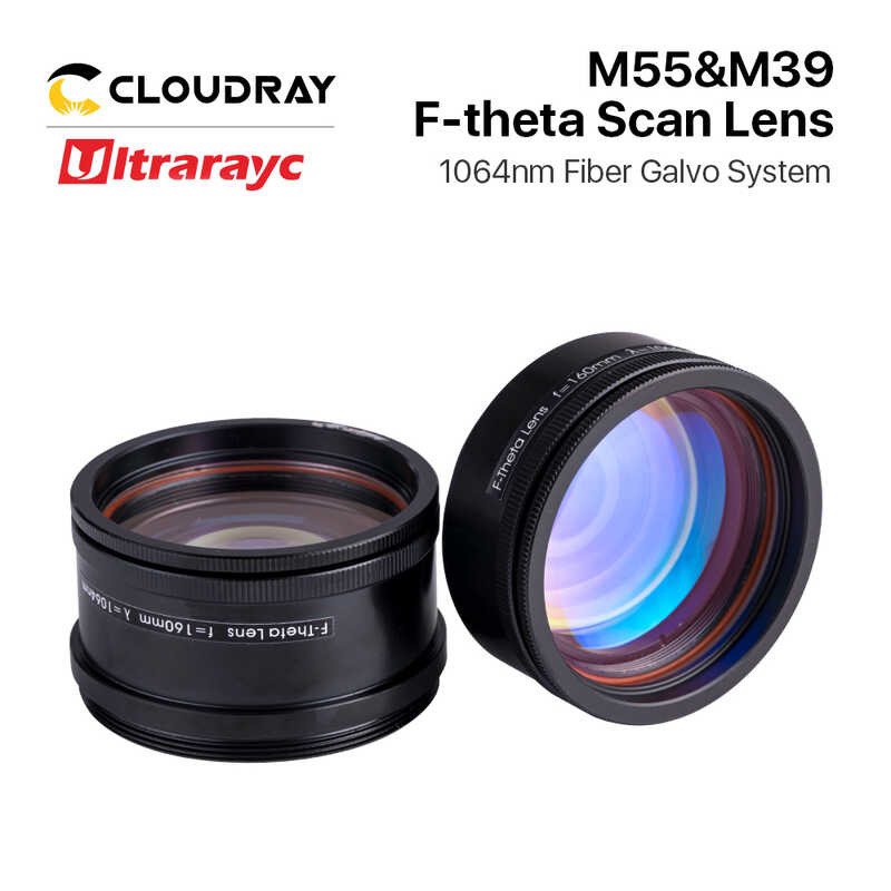 Quartz Glass F-Theta Scan-Lens Lens M55&M39 Thread For Above 50W 1064Nm ...