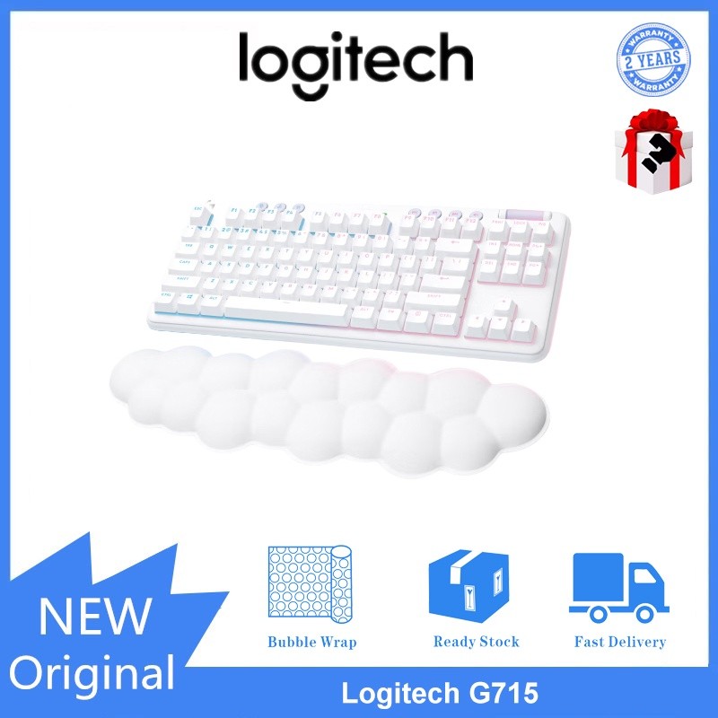 Logitech G715 Wireless Gaming Keyboard Lightsync Lightspeed / Bluetooth ...