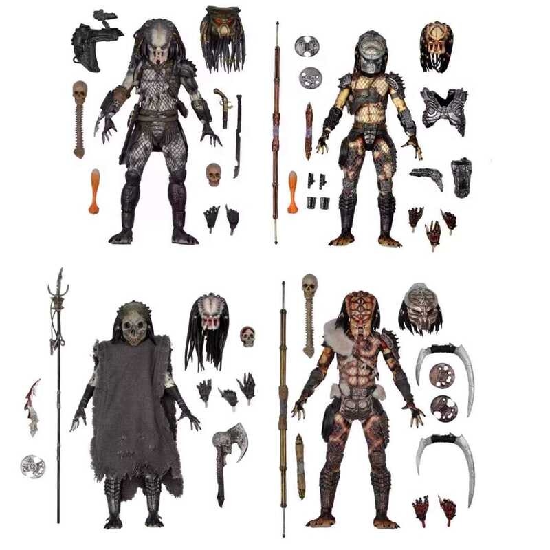 NECA Iron Blood Warrior vs. Alien P2 Snake Skin Pig Face Grey Back P1 ...