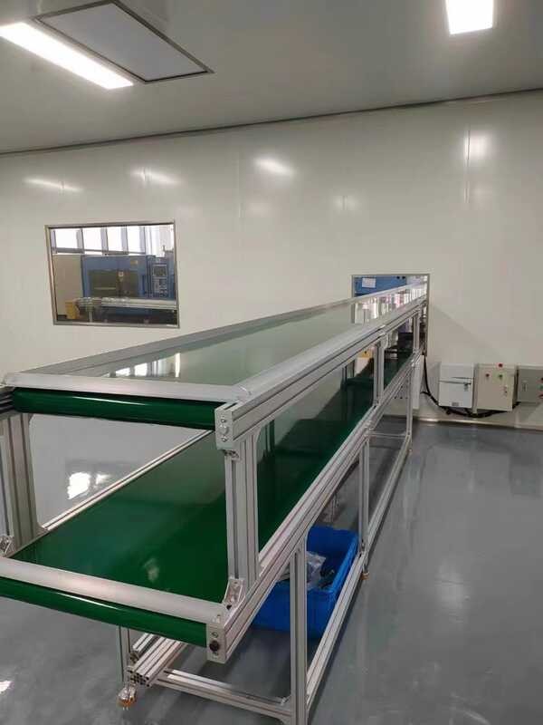 Double layer sorting conveyor assembly injection molding machine green ...