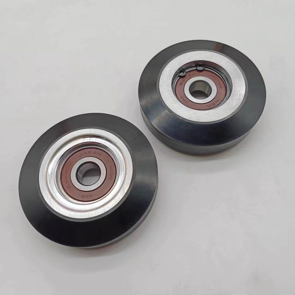 Toshiba guide shoe wheel Thyssen car counterweight roller guide shoe ...