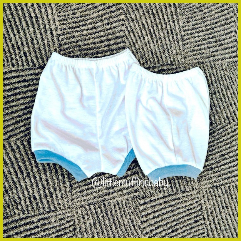 § Little Muffins Cotton White Diaper Shorts for 0-6mos | Shopee Philippines