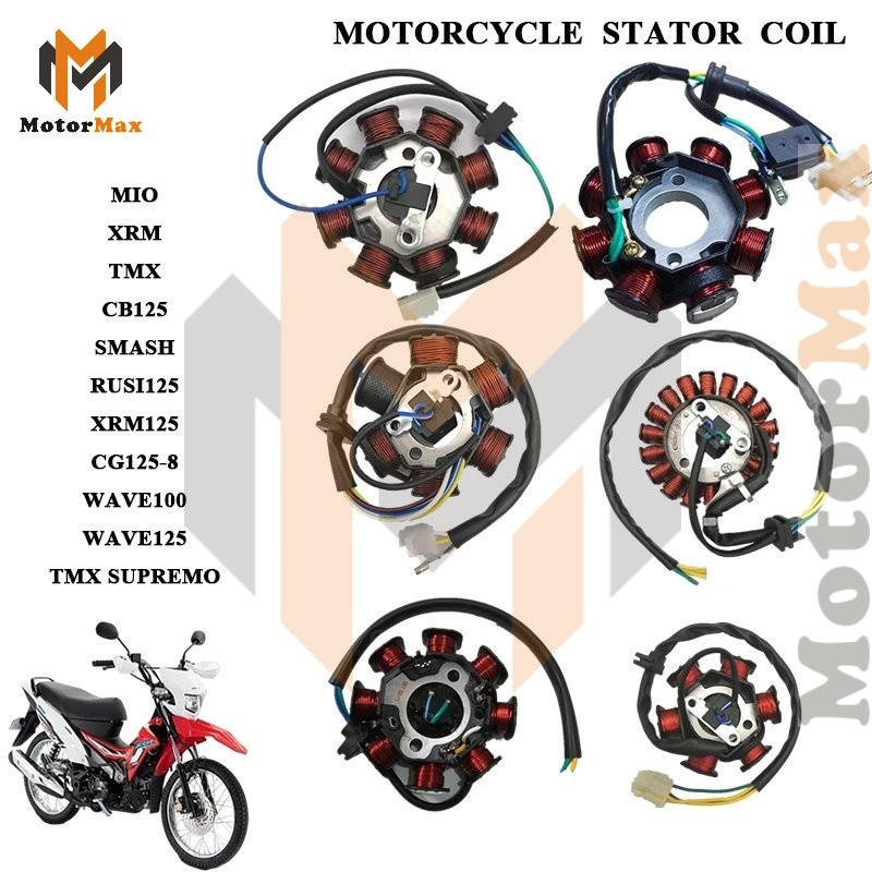 Motorcycle Stator Coil For XRM XRM125 MIO RUSI125 SMASH WAVE100 WAVE125 ...