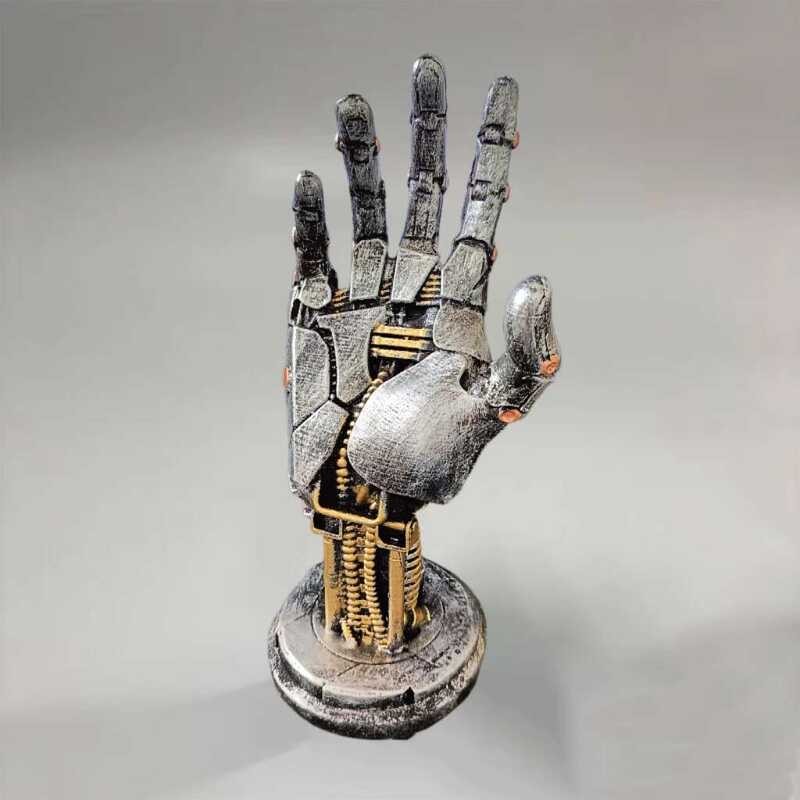 Cyberpunk mechanical arm ornament Asura game controller bracket ring ...