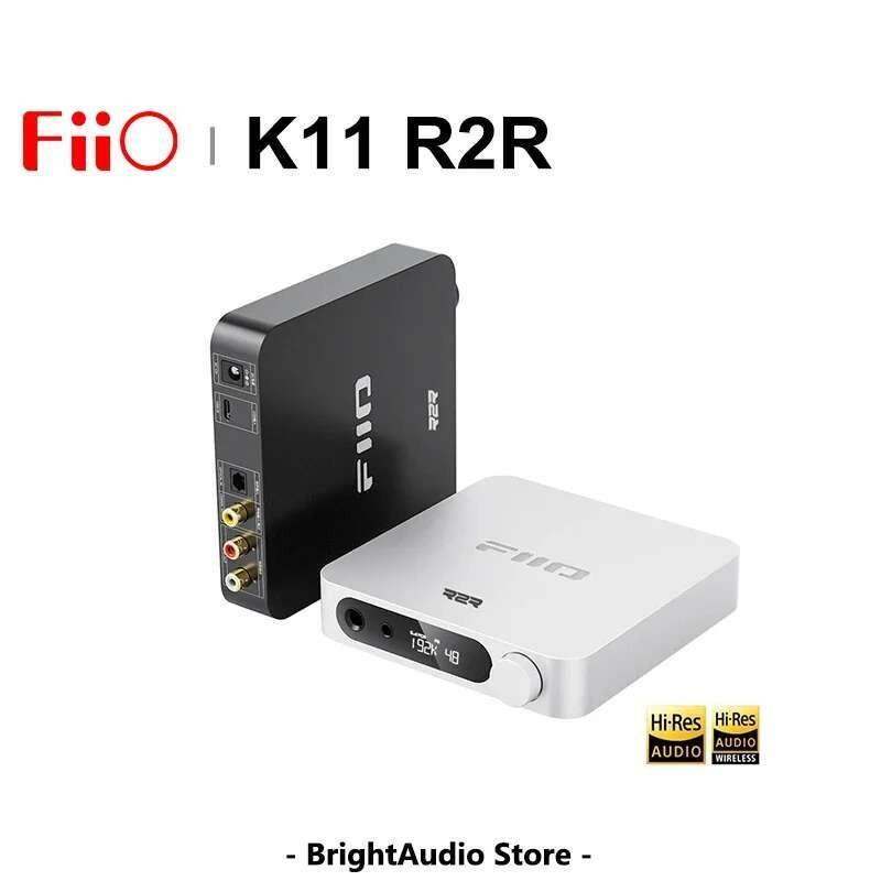 FiiO K11 R2R HIFI Desk DAC Headphone Amplifier HI-RES Home Audio PC 6 ...