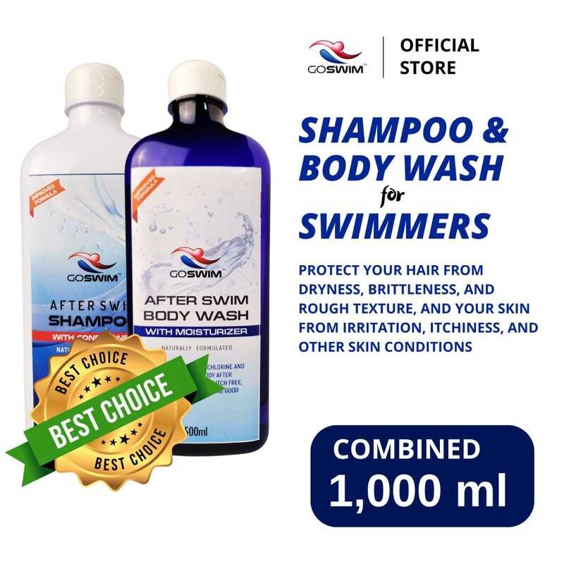 3E5 Anti Chlorine Shampoo And Body Wash For Swimmers Goswim Bundle ...