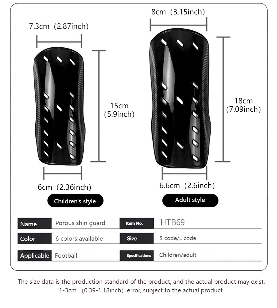 1pair porous football professional training thickened insert soccer ...