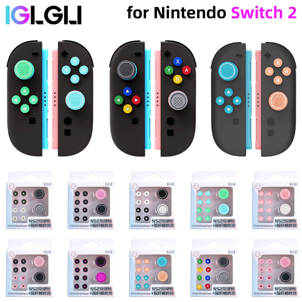 D-pad Move Cross Direction Button ABXY Key Sticker Thumb Grip Joystick ...