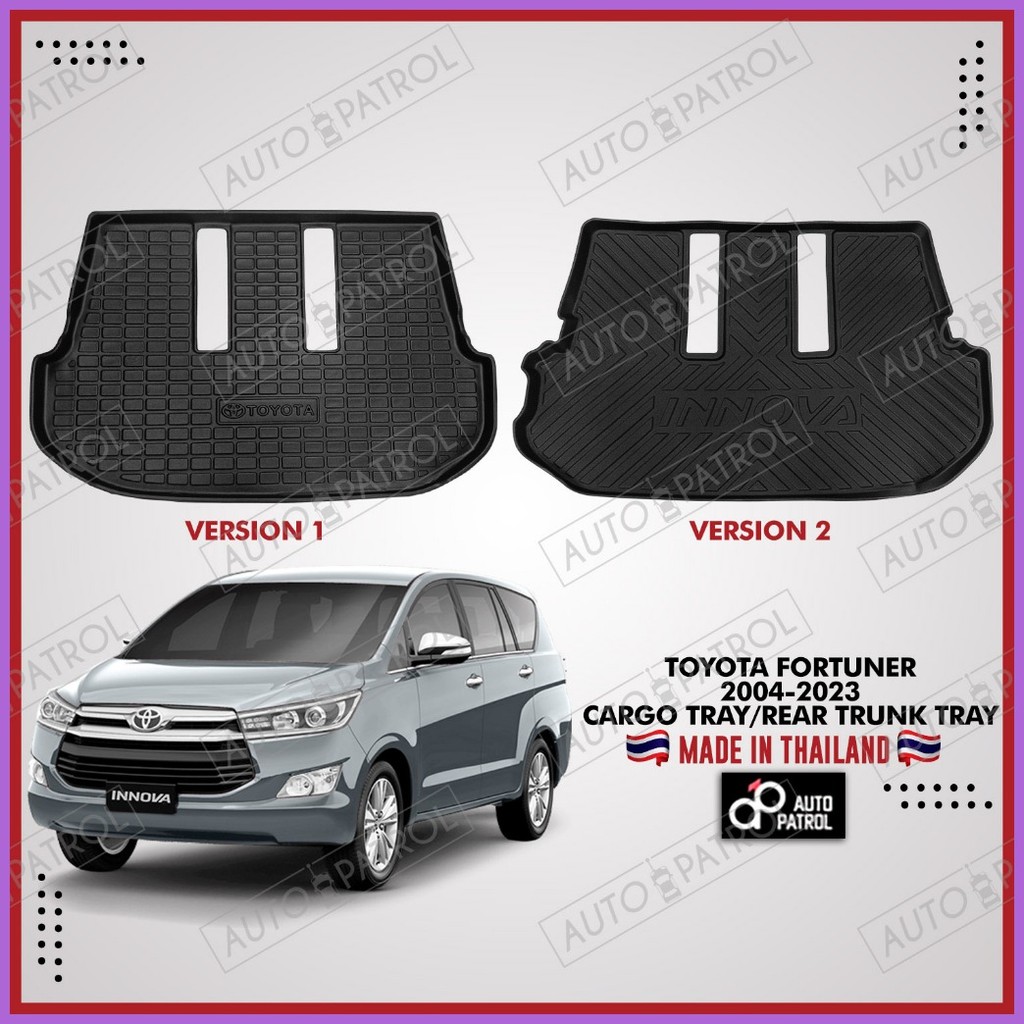 ⭐ Toyota Innova 2004-2023 Trunk Mat Cargo Tray V1 / V2 | Shopee Philippines