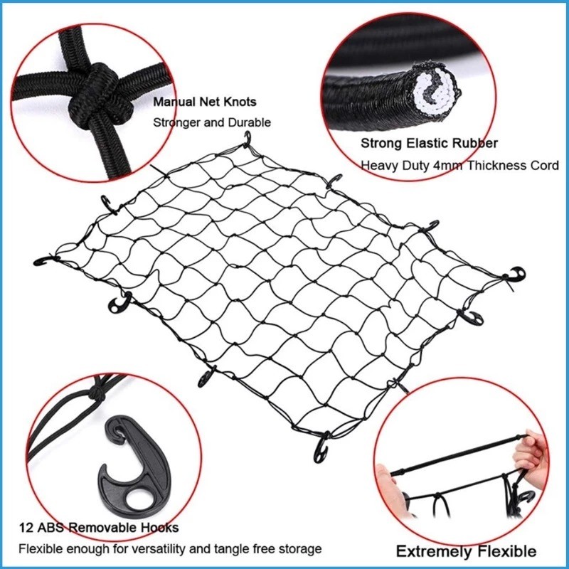120*90CM 180x120cm Auto Accessory Pickup Trucks Net Car Roof Rack ...