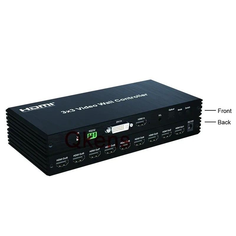 1080P 3x3 DVI HDMI Video Wall Controller 1x2 2x2 2x3 2x4 1x3 1x4 1x5 ...