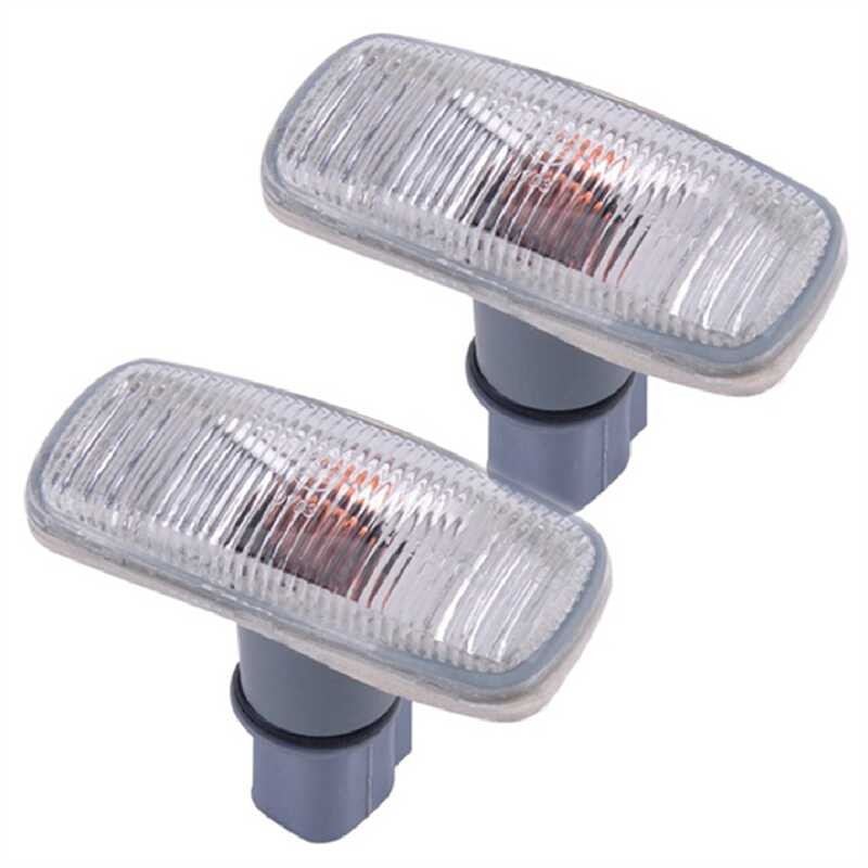 1B 1 3 Pair Side Marker Fender Light Repeater Lamp Indior For Chrer ...