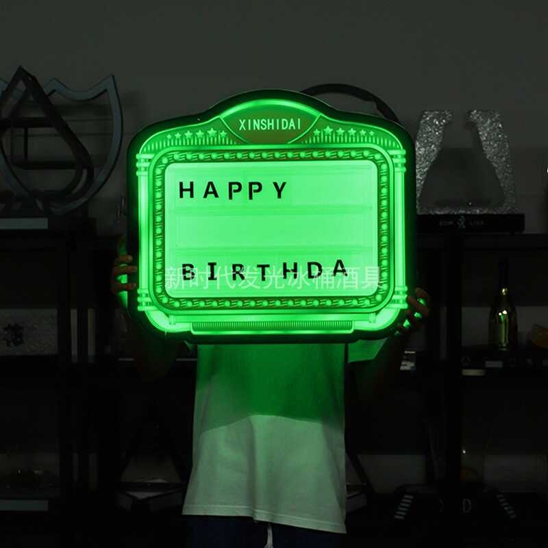 Tt ahalagang Card, Illuminated Hand-Held Sign, Bar, Drinking Tools, US ...