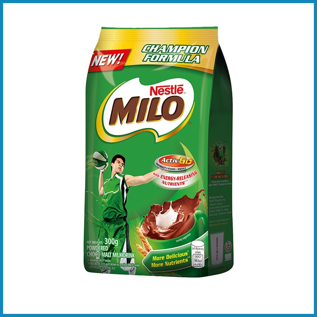 MILO Powdered Choco Malt Milk Drink 300g | Shopee Philippines