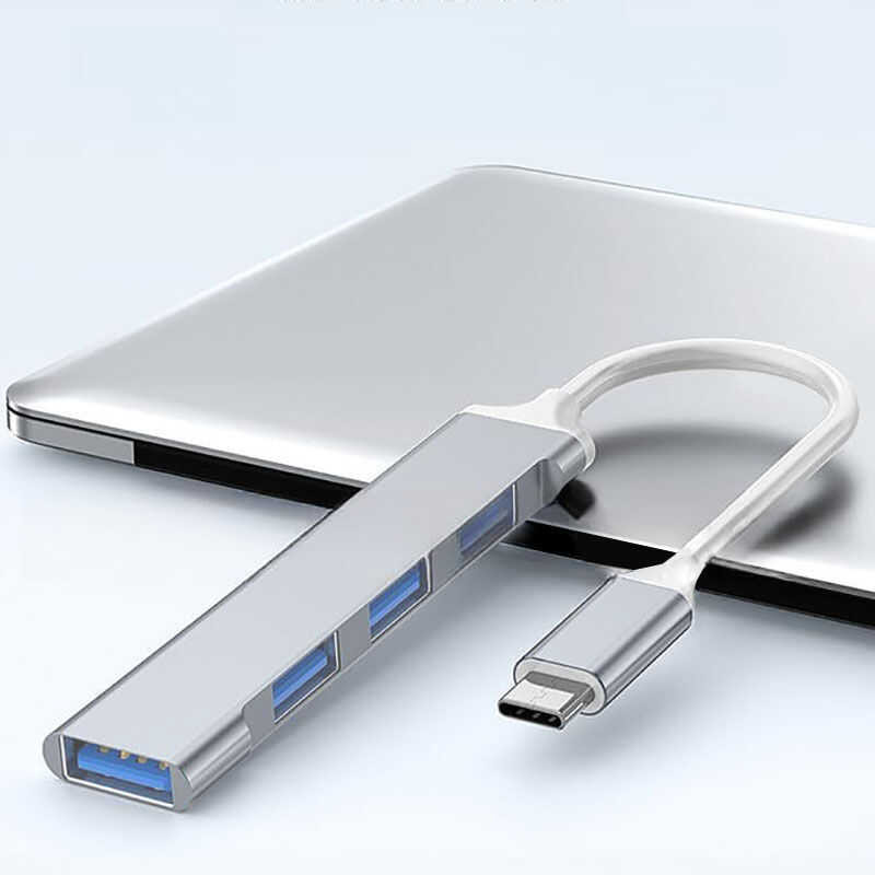 USB C Hub, 4-Port To Adapter Splitter, Docking Station Compatible With ...