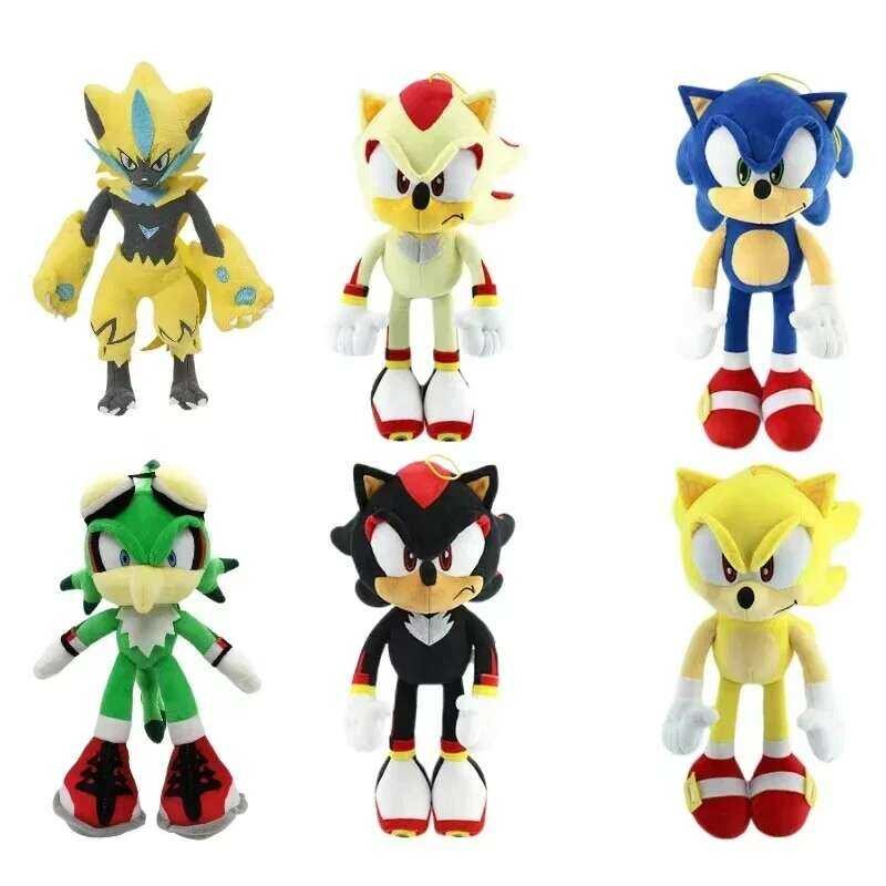 New Cartoon Sonic The Hedgehog Mouse Super Sony Shadow Grab Plush Game ...