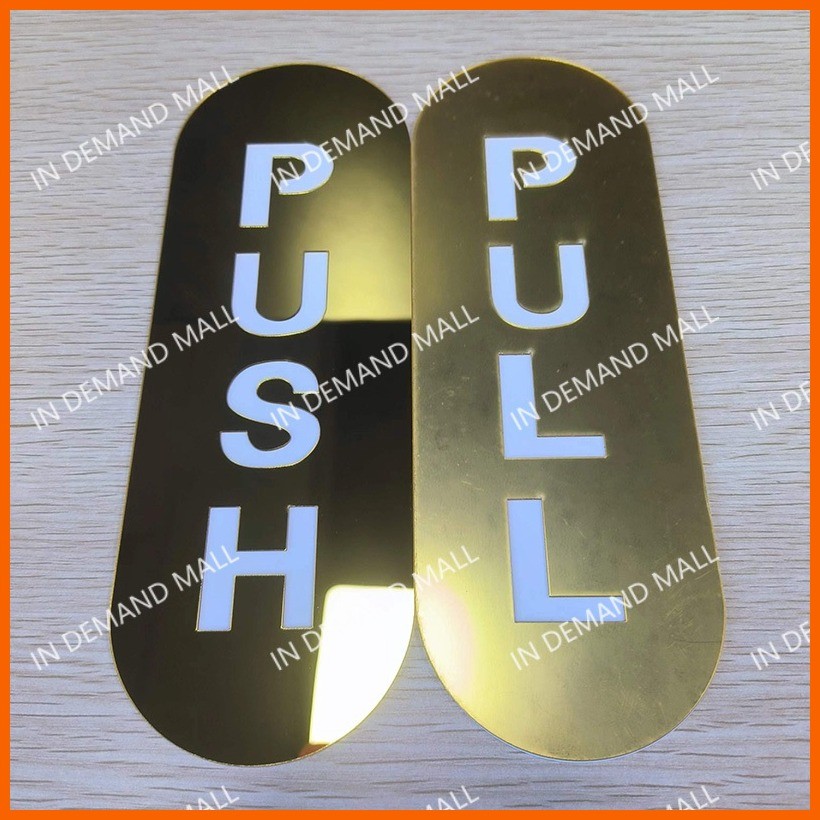 Fast Shipping 20CM*7CM Acrylic Signage Shop Door Pull Push Sign ...