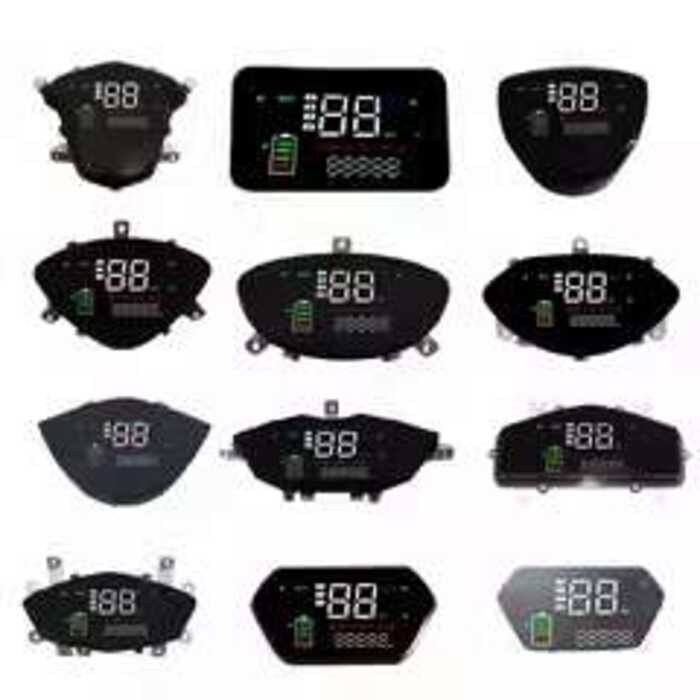 Electric vehicle power display screen, instrument panel, circuit board ...