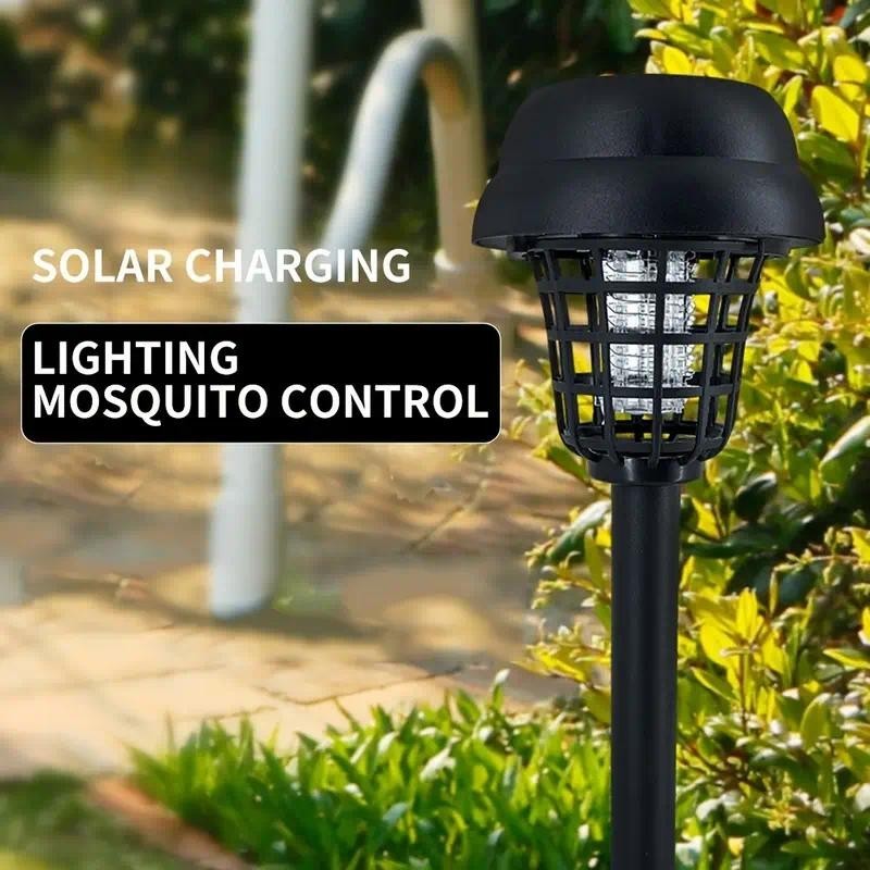 Solar Mosquito Killer Light 2 Modes Outdoor Waterproof Garden Yard ...