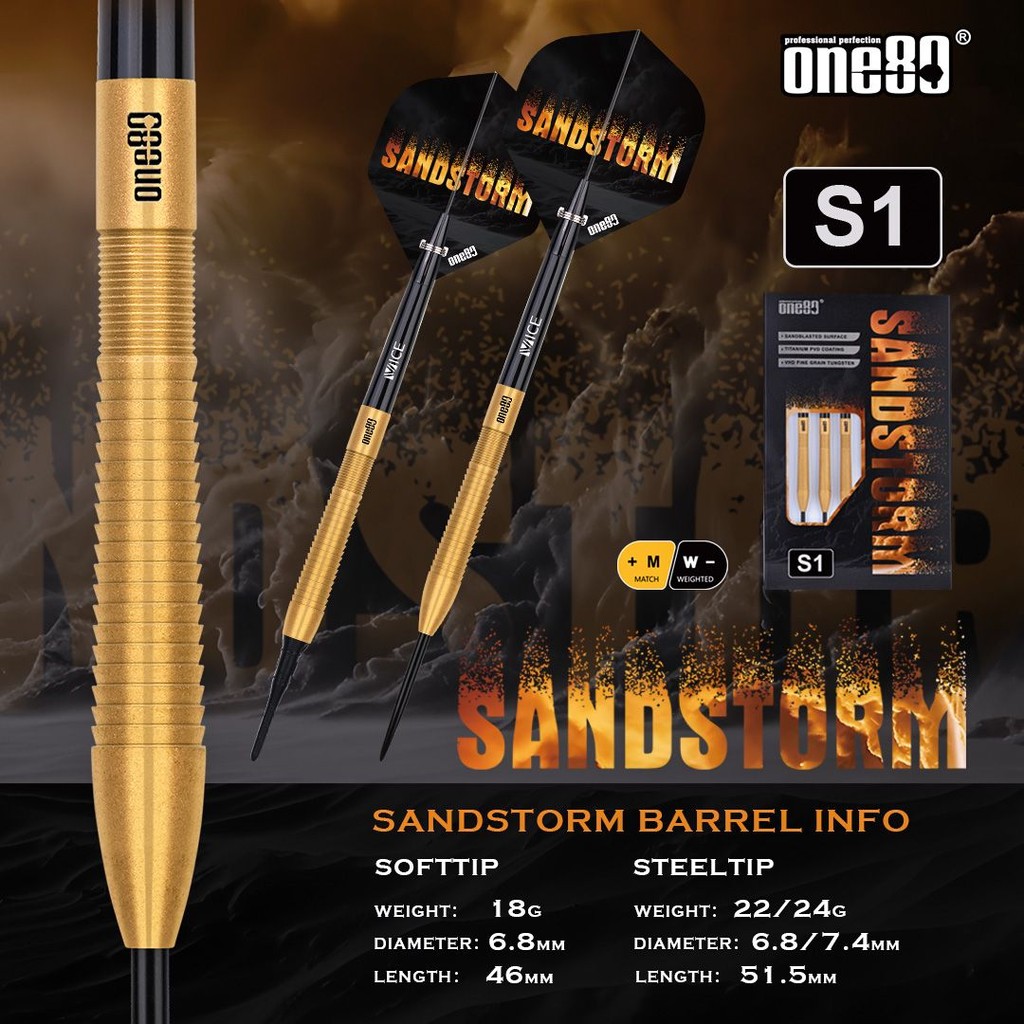 ONE80 SANDSTORM 01 - ONE80 Soft Darts | Shopee Philippines
