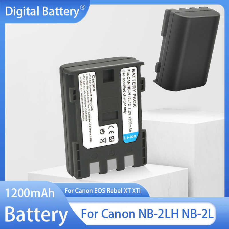 21 Nb-2Lh 2 Nb-2L 1200Mah Li-Ion Rechargeable Battery For Canon Camera EOS Rebel XT Xti 350D ...