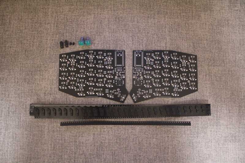 Sofle RGB Split keyboard PCB Kit Wired or Wireless ( Not pre build ...