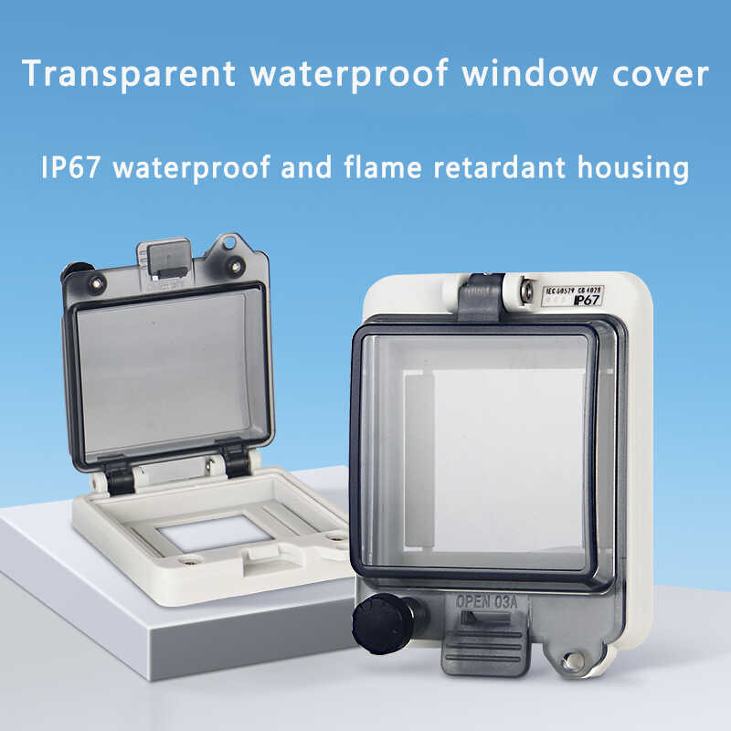 Circuit Ip67 Breaker Transparent Waterproof Distribution Box Protect ...