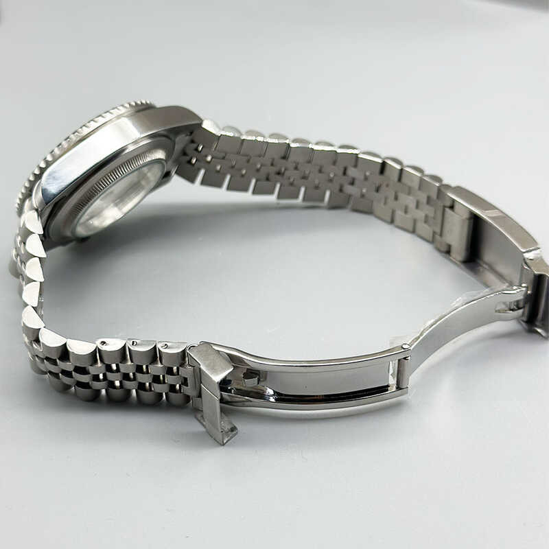 watch 8215 Case 40MM Watch Accessories With Strap Sapphire Crystal ...