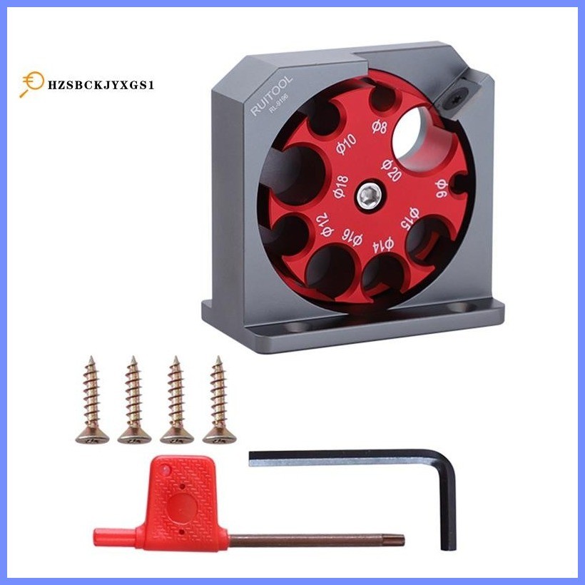 RUITOOL Round Wooden Tenon Dowel Maker Jig Adjustable 9-Hole Electric ...