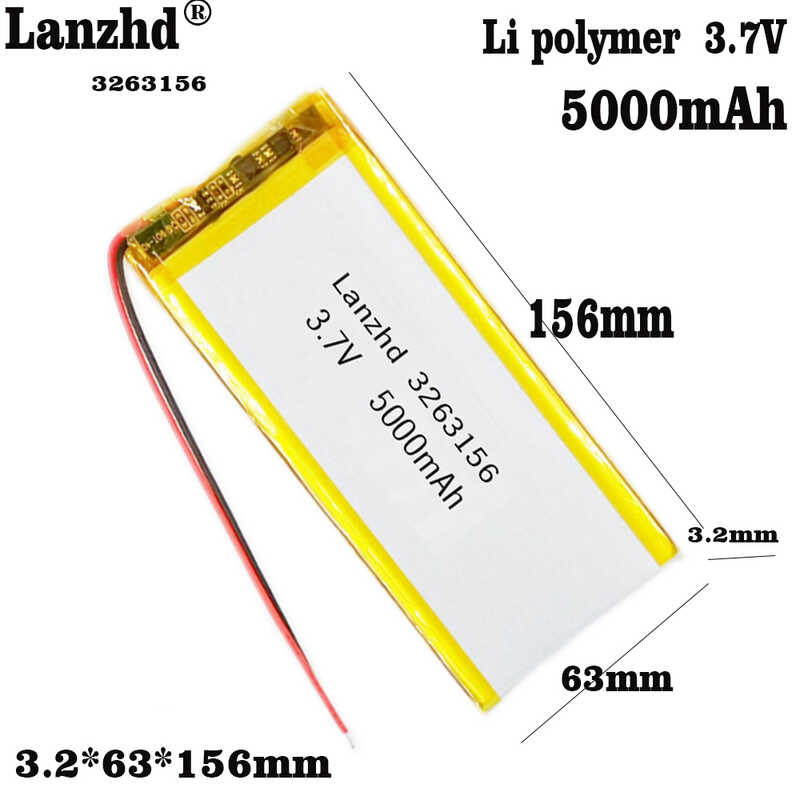 5E Ng 3 Baterya 3.7V 5000Mah 3263156 Li Polymer Lithium Ion Li-Ion ...
