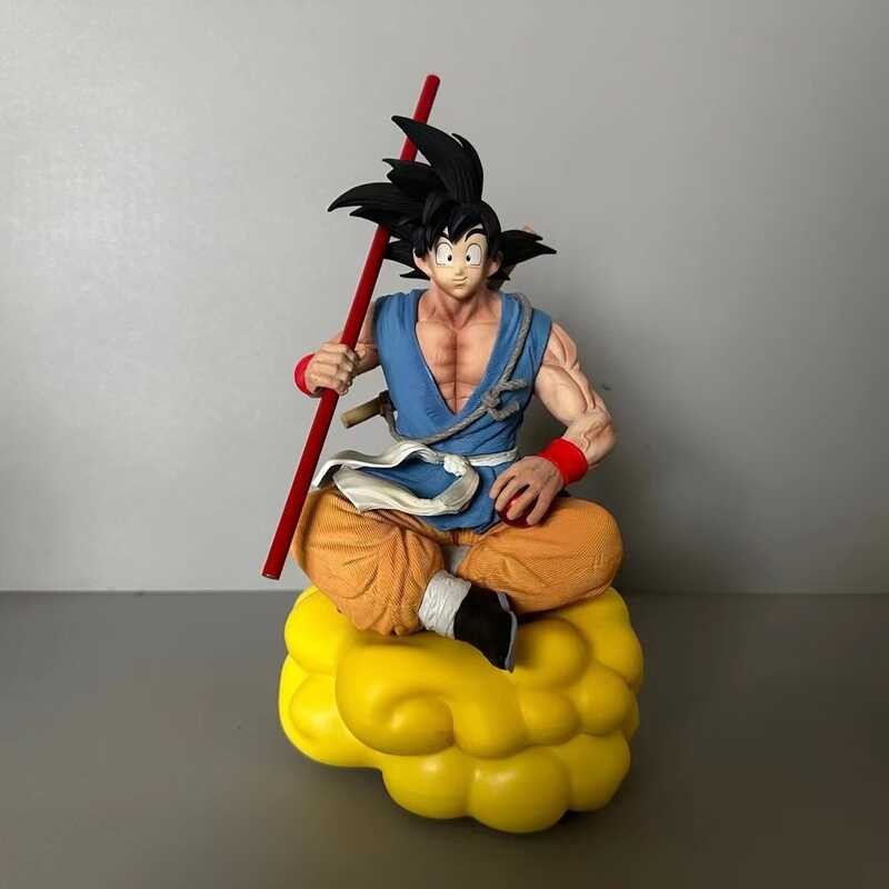 Dragon Ball BT Muscle Fight Cloud Wukong Sitting With Stick Handheld GK ...