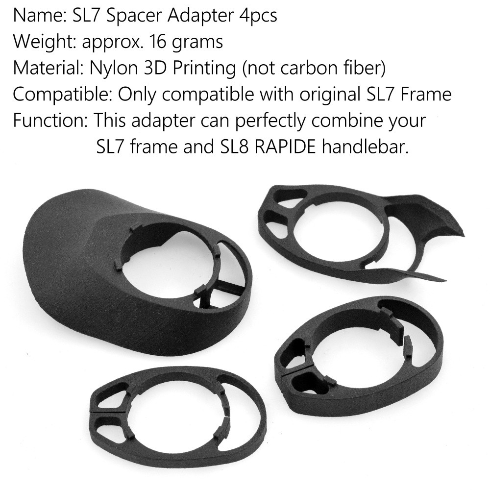 Road Bike SL8 Handlebar Adapter Spacers Accessories For Original SL7 ...