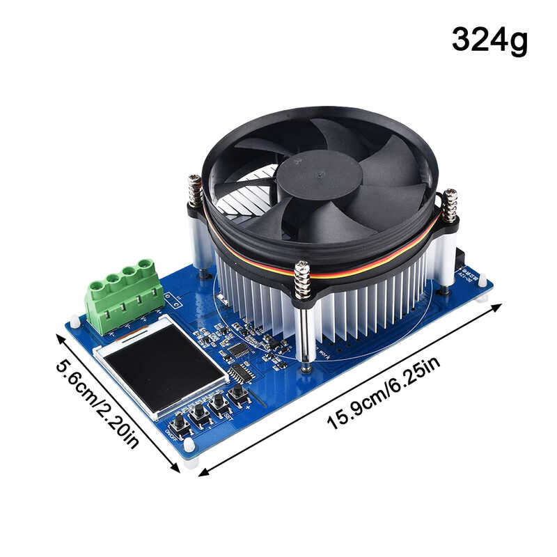 Adjustable 150W Constant Current Electronic Load Battery Lead-acid ...