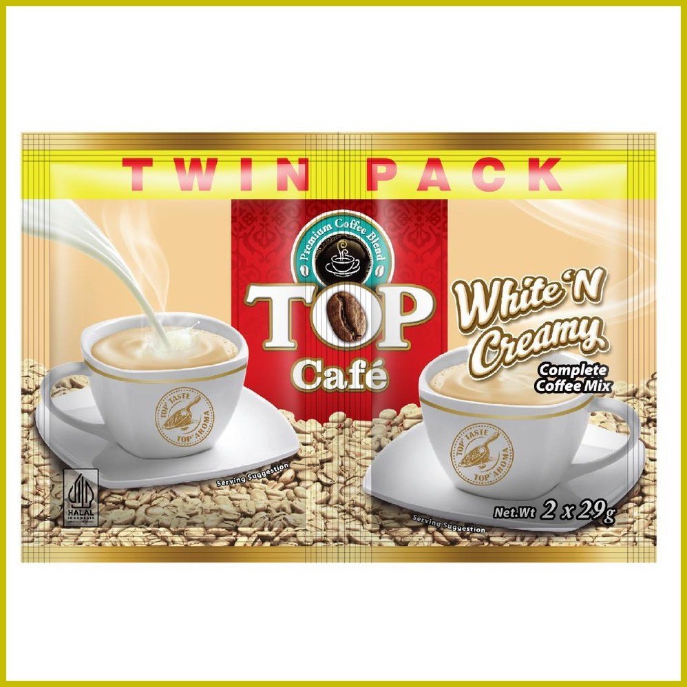 Top Cafe Coffee Mix White Twin Pack 58gx10s | Shopee Philippines