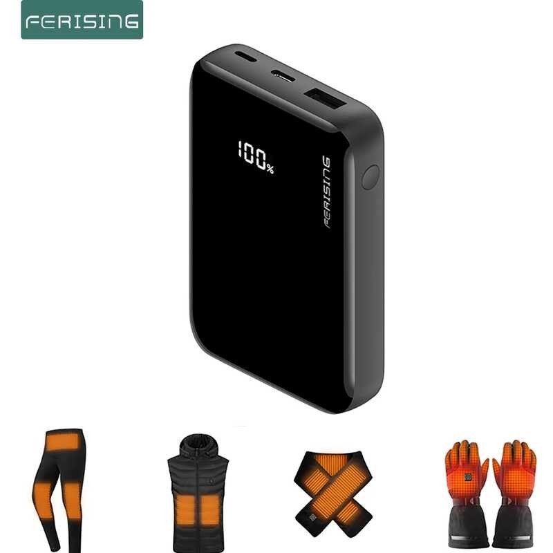 2A FERISING Power Bank For Vest, Rechargeable Jacket LED Battery Pack ...