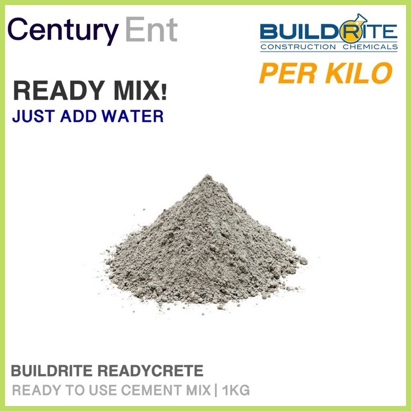 ℛ ి 1KG | Buildrite Readycrete 6000psi Ready To Use Cement Mix | Sold ...