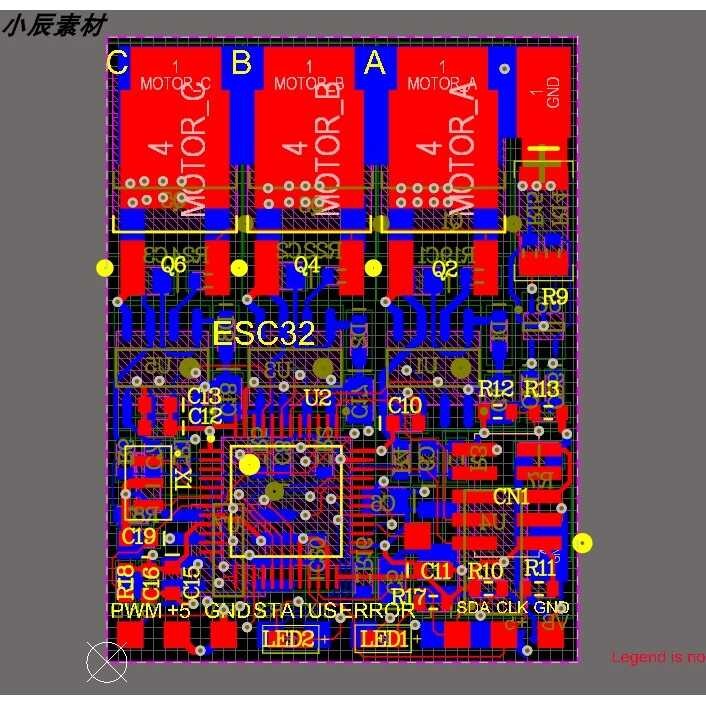 STM32F103c8t6 scheme sensorless brushless motor sign data inclus ...
