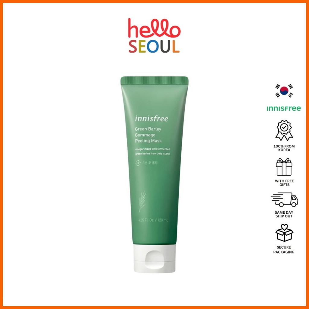 INNISFREE Green Barley Gommage Peeling Mask 120ml | Shopee Philippines