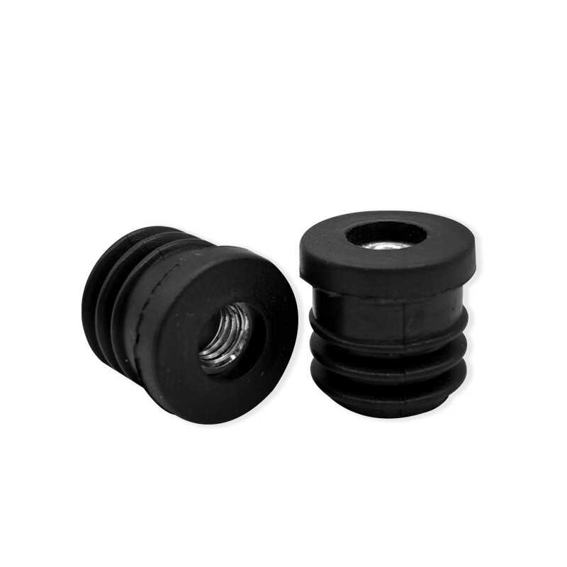 16 M6 * round tube nut plug square tube plug with nut plastic nut tube ...