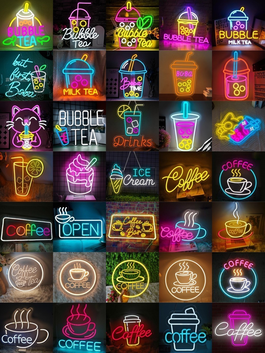 Merry Christmas+3 green Christmas trees 40 * 30cm USB Neon Sign ...