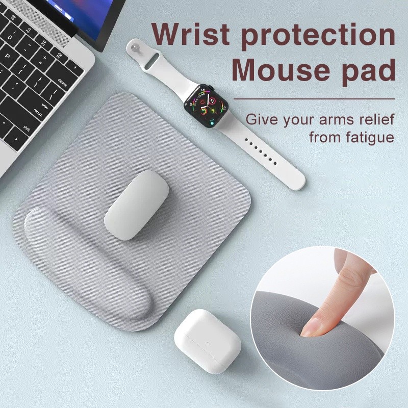 EVA Mouse Pad Soft Wrist Support Optical Trackball PC MousePad Mat ...