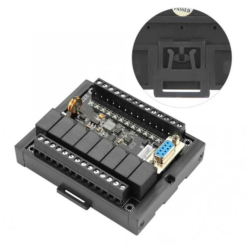 Logic Programmable Controller PLC Industrial Control Board Dc10-28V Fx1n-20Mr Relay Delay Module ...