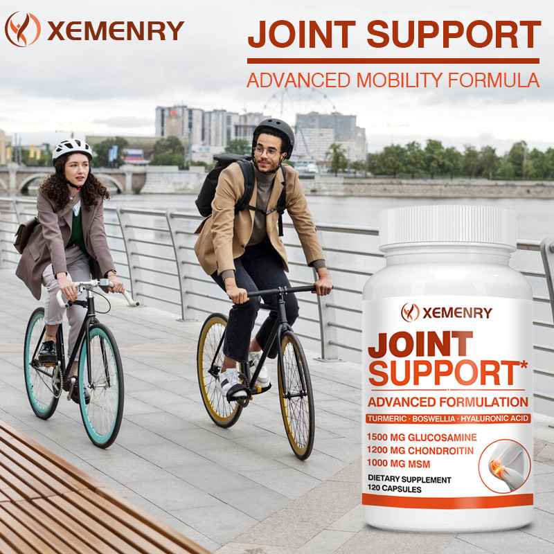 XEMENRY Glucosamine Chondroitin MSM - Joint Support Supplement Curcumin in Joint Health Hands ...