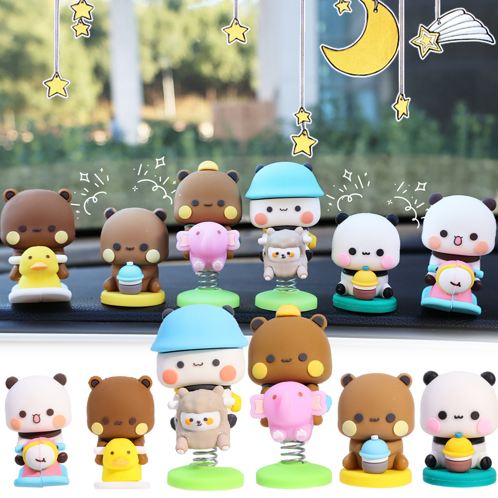 Creative Riding Wooden Horse, Drinking Milk Tea, Shaking Pandas ...