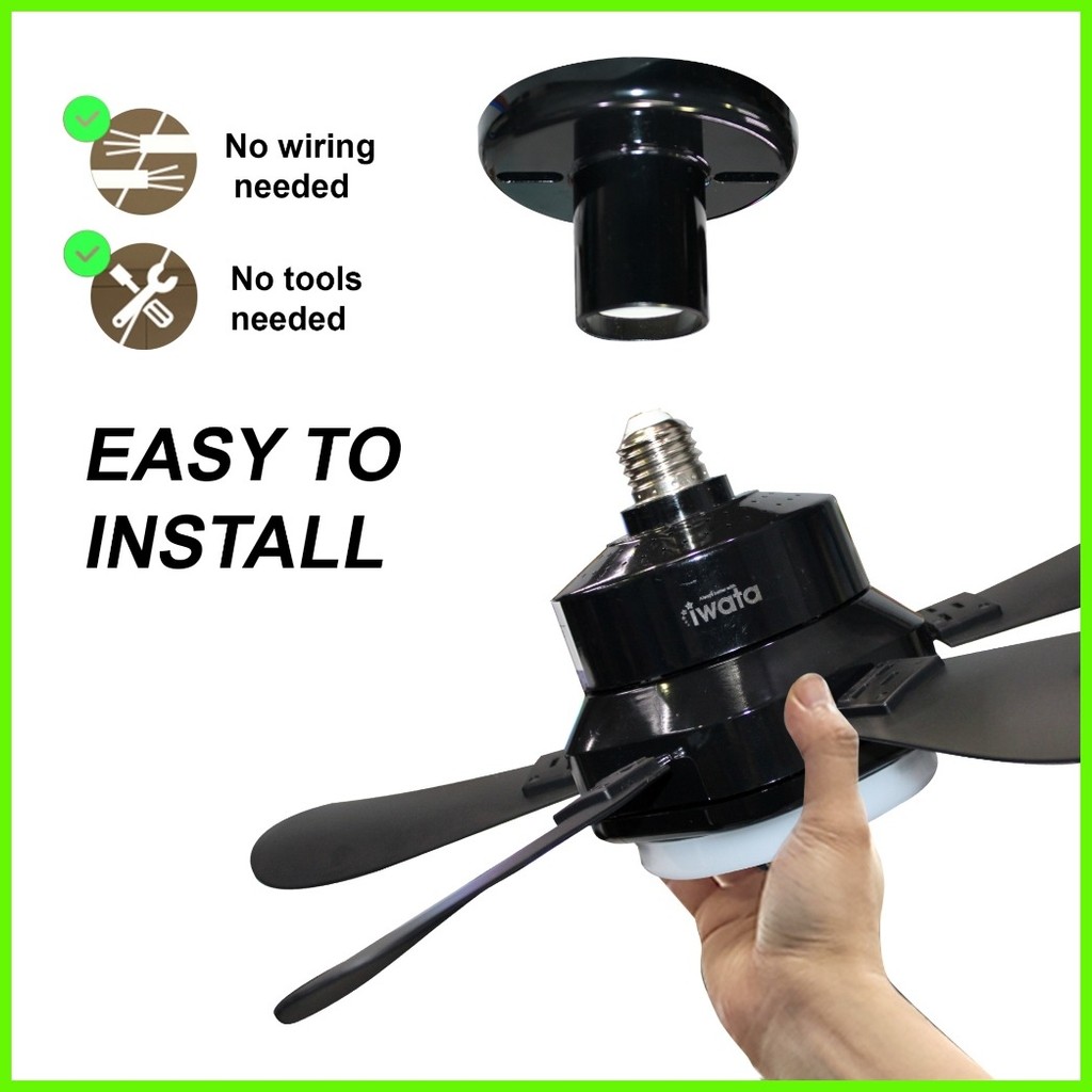 ♠ ♝ Iwata CM24FAN-DC 16" Socket Fan with LED Lights | Shopee Philippines