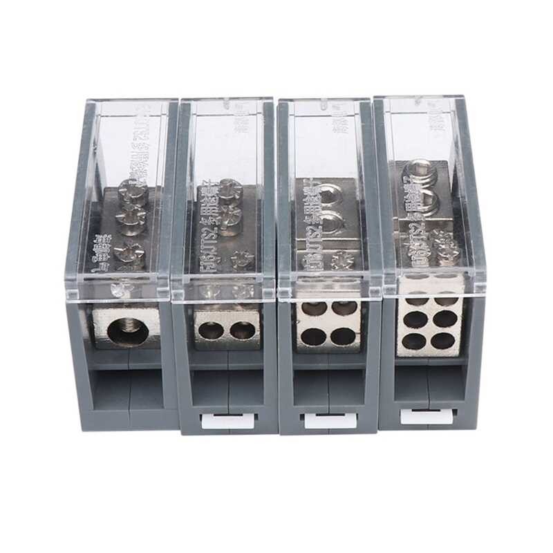 Din 150A/200A Rail Terminal Block Distribution One in Multiple out Universal Power Junction Box ...