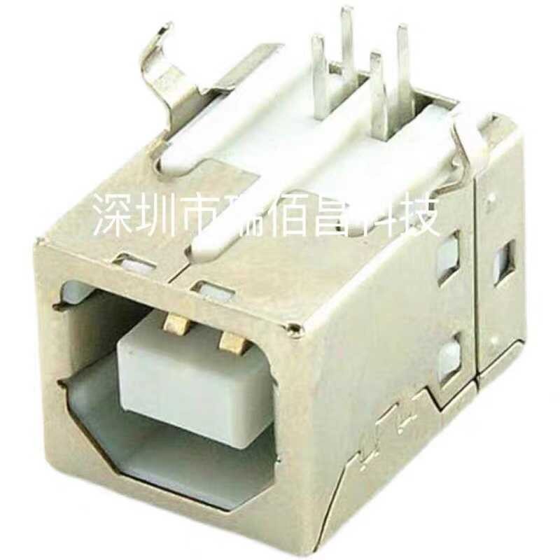 D-type square port USB socket rectangular motherboard printer interface ...