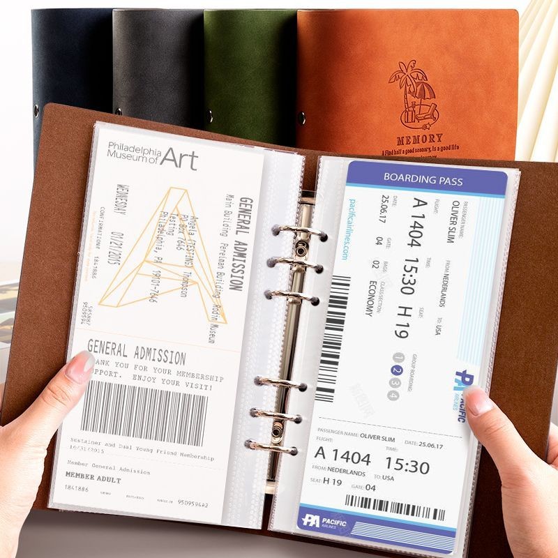 Bill Collection Book Ticket Air Ticket Movie Train Ticket High-Speed ...